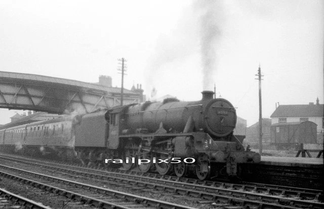 ORIGINAL RAILWAY NEGATIVE. RA152. Steam loco 45157. Larbert. 1961. £4. ...