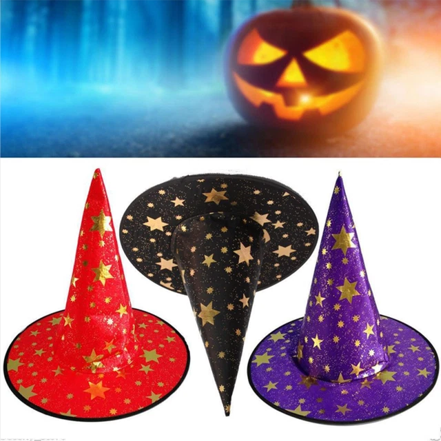 KIDS WIZARD HAT Children Fancy Costume Witch Hat Cosplay Party Decor ...