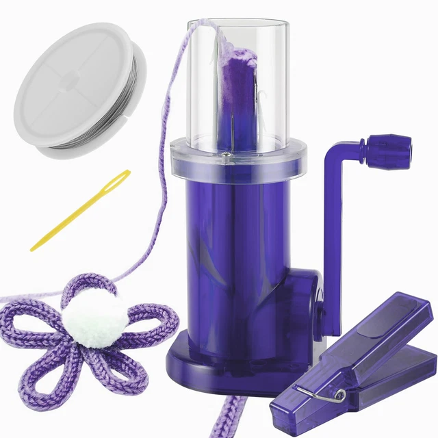 MINI KNITTING MILL Hand Crank Machine Knitting DIY Household Hand Spool ...