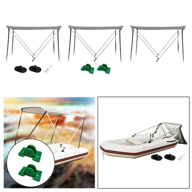 INFLATABLE CANOPY CANOE Sun Shade Bimini Top Cover Ship Dinghy Rib Boat ...