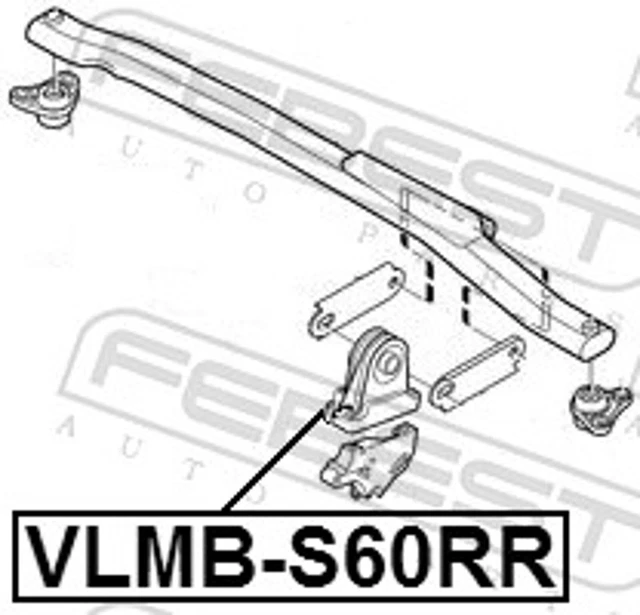 MOTORLAGER FEBEST VLMB-S60RR für S60 VOLVO XC90 V70 1 384 2 285 S80 184 ...