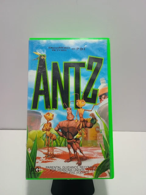 ANTZ (VHS, 1998) The First DreamWorks Animated Movie - Green Case $14. ...
