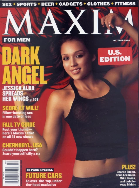 MAXIM MAGAZINE OCTOBER 2000 feat. Jessica Alba on the Cover EUR 5,76 ...
