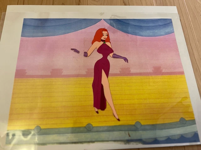 WHO FRAMED ROGER Rabbit? Jessica Rabbit Early Test Production Cel (Walt ...