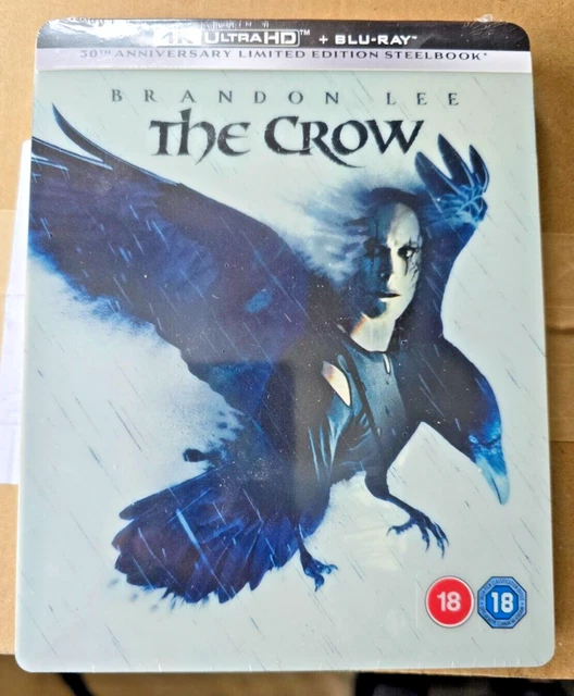 THE CROW 30TH Anniversary Limited Edition 4K UHD + BluRay Steelbook New & Sealed £59.99 ...