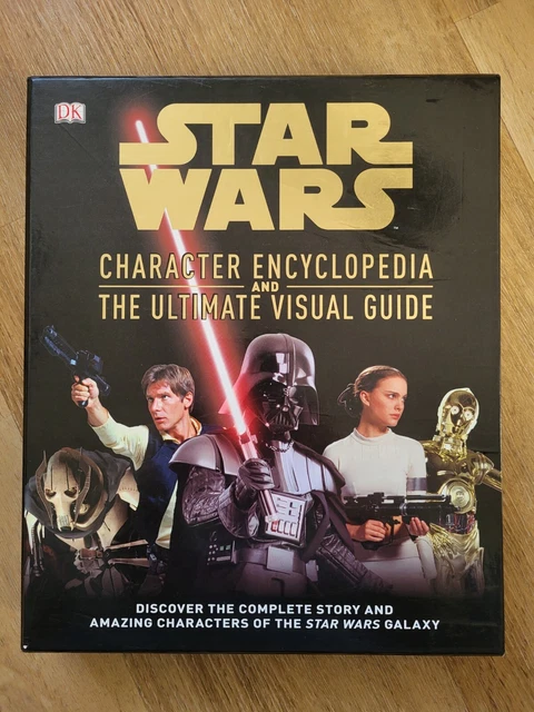 STAR WARS CHARACTER Encyclopedia Ultimate Visual Guide Two Hardback ...