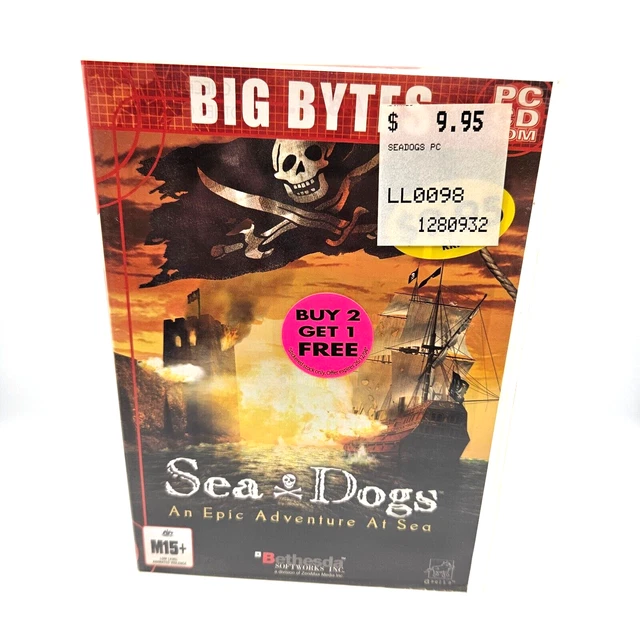 SEA DOGS PC CD-ROM Game Windows 95, 98, 2000, XP in Case AS NEW PIRATE ...