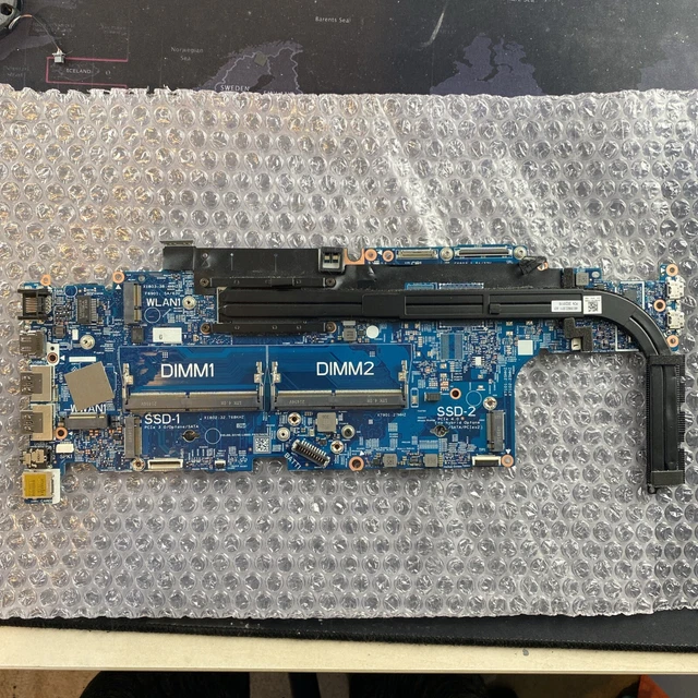 DELL LATITUDE 5520 Motherboard i7 1185G7 G60M3 0G60M3 NO POWER £19.99 ...