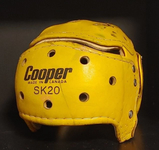 VINTAGE VERY RARE Cooper SK20 Leather Hockey Helmet $240.00 - PicClick CA