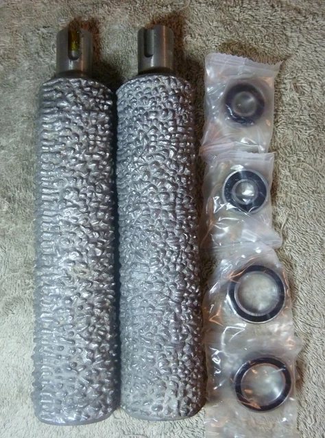 2 X POWRTOUCH Caravan Mover Classic/Model 3 Alloy Rollers & Bearings ...