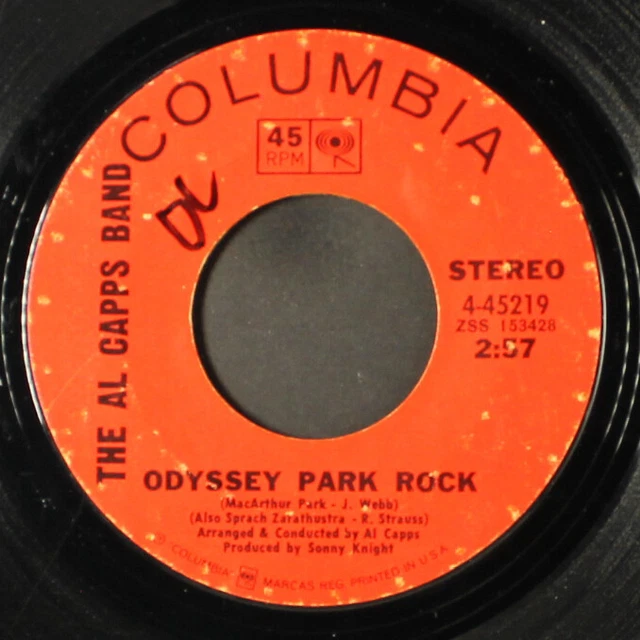 AL CAPS BAND: Sissy Strebt/Odyssey Park Rock COLUMBIA 7" Single 45 U ...