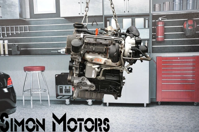 MOTOR MOTEUR ENGINE CAX CAXA CAXC VW Audi Skoda 1,4 TSI Komplett 71TKM ...
