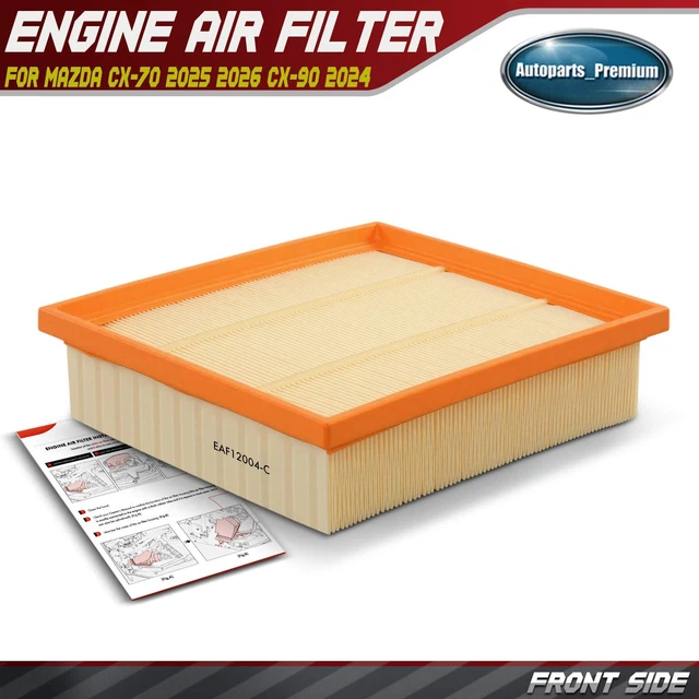 ENGINE AIR FILTER for Mazda CX-70 2025 2026 CX-90 2024 Sport Utility ...