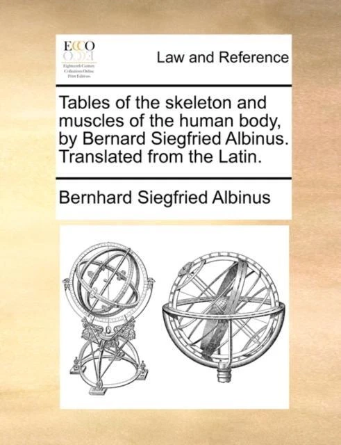 TABLES OF THE skeleton and muscles of the human body, by Bernard ...