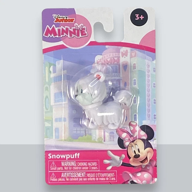 DISNEY JUNIOR MINNIE Mouse Pet Snowpuff Collectible Mini Figure Toy ...