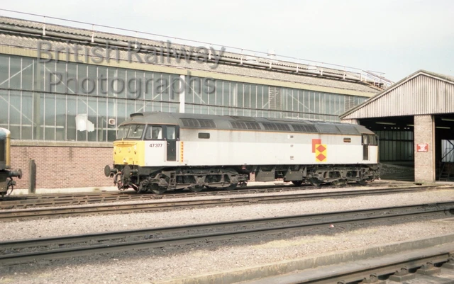 35MM NEGATIVE BR British Railway Diesel Loco Class 47 47377 at March Shed 1988 £3.99 - PicClick UK