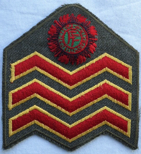 IRISH ARMY DEFENCE Forces Battalion Sergeant Major Badge Patch Ireland ...