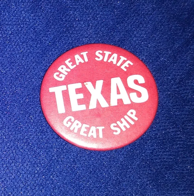 GREAT STATE SHIP Uss Texas Military Naval Wwi Battleship Souvenir ...