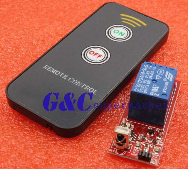1 CHANNEL INFRARED Switch Relay Driving Module Board 5V Active Remote ...