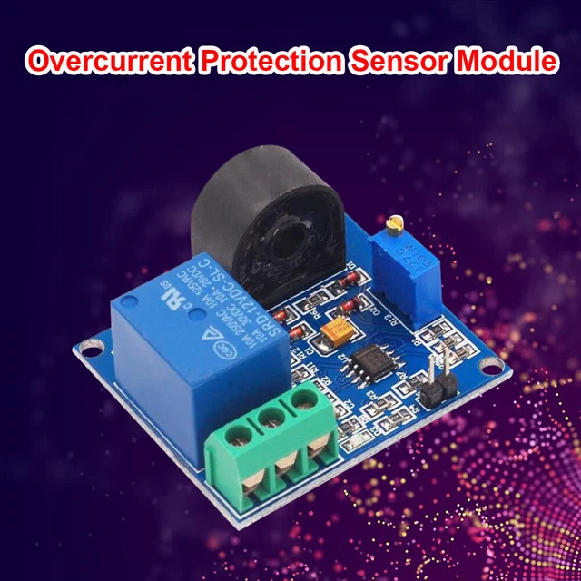 Current Detection Sensor Module 5a Relay Overcurrent Over Current