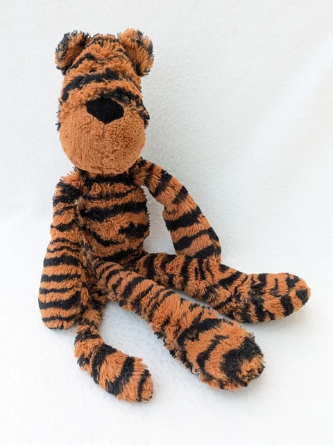 JELLYCAT MERRYDAY TIGER Plush Soft Toy Cuddly Teddy Stuffed Animal 46cm ...