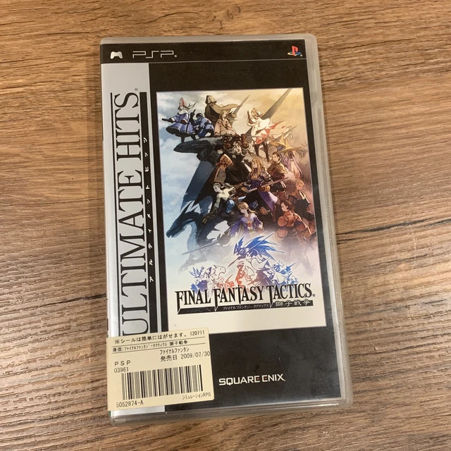 PSP ULTIMATE HITS Final Fantasy Tactics War of the Lions Sony ...