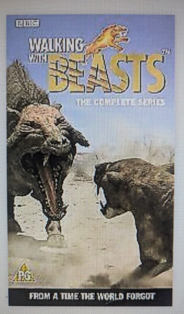 WALKING WITH BEASTS - THE COMPLETE SERIES (VHS TAPE 2001) VERY GOOD ...