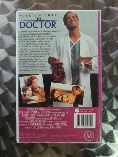 THE DOCTOR - William Hurt - VHS movie - Video Tape - Big Box Ex Rental ...