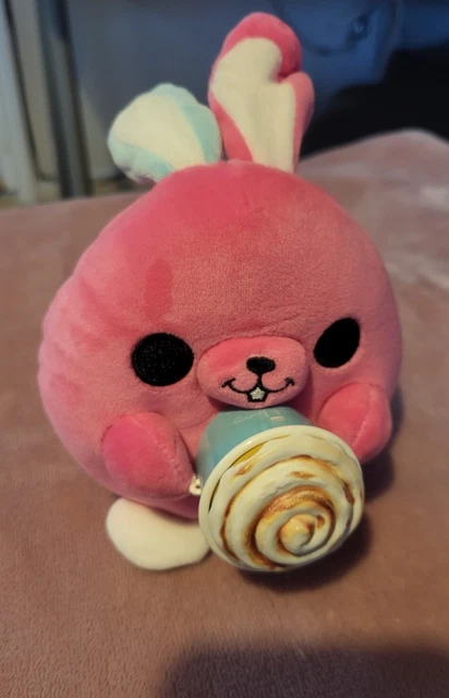 ZURU SNACKLES BRITNEY Bunny Rabbit Cinnabon plush soft toy mini £12.00 ...