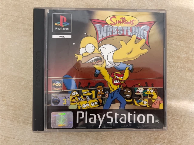SONY PLAYSTATION PS1 The Simpsons Wrestling 2001 £10.00 - PicClick UK