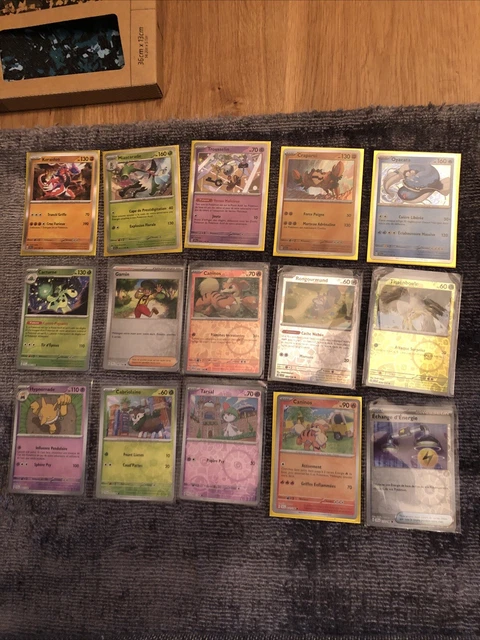 LOT CARTE POKEMON (15) Holo Et Reverse Bloc Ecarlate Et Violet EV1 EUR ...
