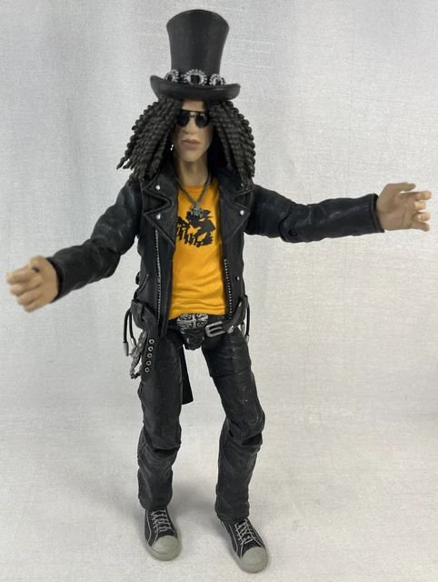 MCFARLANE SLASH GUITAR HERO 10" Action Figure Legends Of Rock Guns n ...