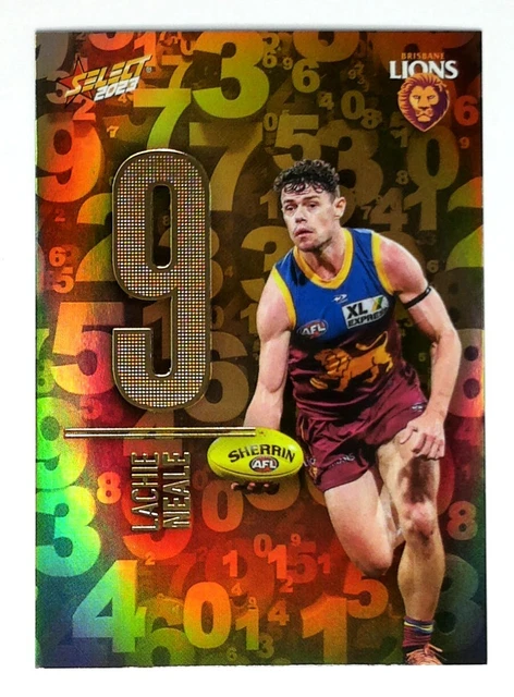 2023 SELECT AFL Footy Stars Numbers N16 #238 Lachie Neale Brisbane ...