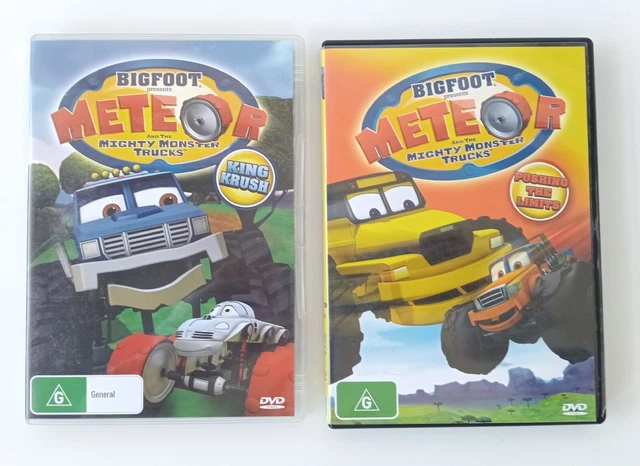 BIGFOOT PRESENTS METEOR and the Mighty Monster Trucks X2 Dvds $19.99 ...