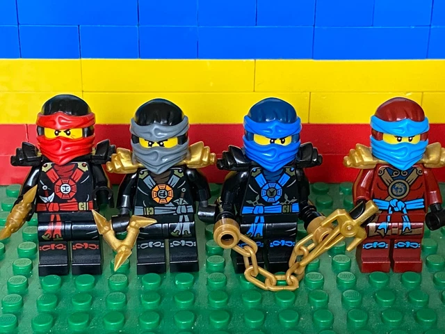 LEGO KONVOLUT NINJAGO Deepstone Possession Minifigur Cole Kai Jay Nya ...