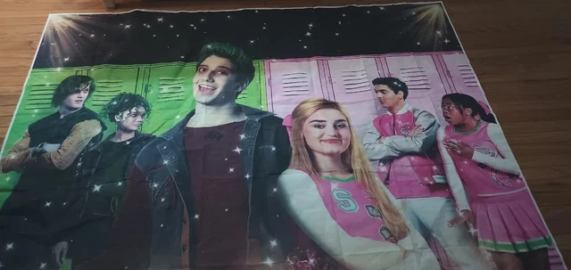 DISNEY'S ZOMBIES BACKDROP Party Decoration Happy Birthday Banner* £16. ...