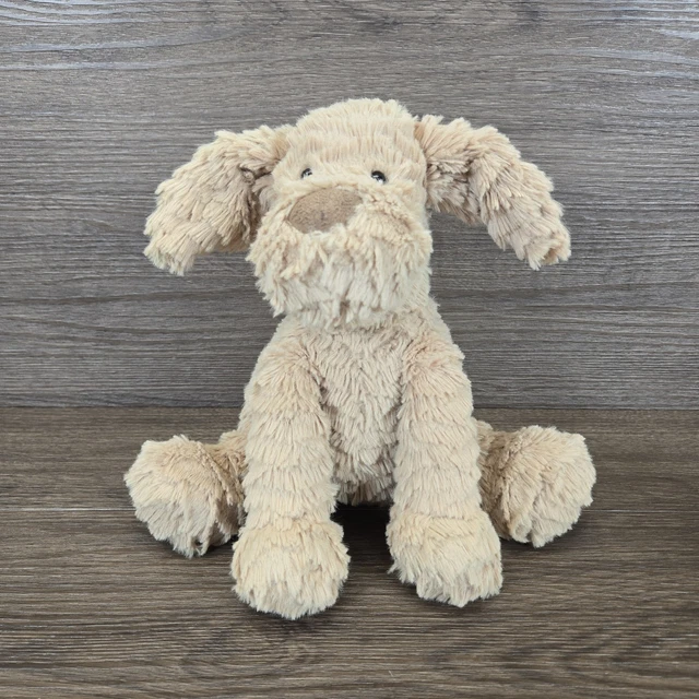 JELLYCAT FUDDLEWUDDLE 9& Puppy Dog Soft Toy Baby Comforter Light Brown ...