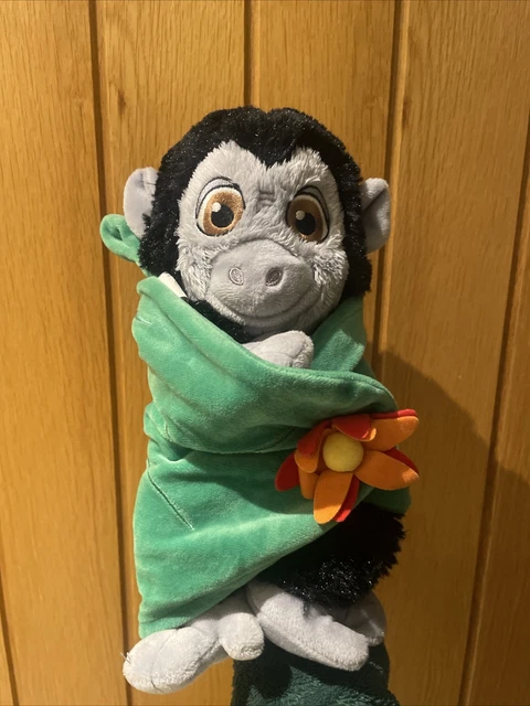 DISNEY PARKS BABY Terk Tarzan With His Leaf Blanket Plush £11.12 ...