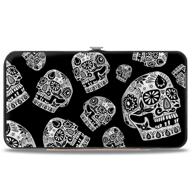 HINGED WALLET THE Dust of Living II Sugar Skulls Black/White EUR 26,41 ...