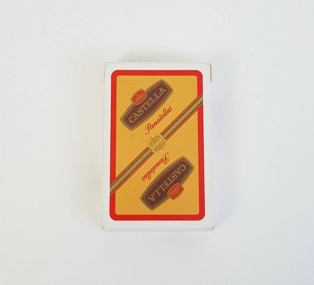 VINTAGE CASTELLA PANATELLAS Classic Mild Cigars Playing Cards - White ...