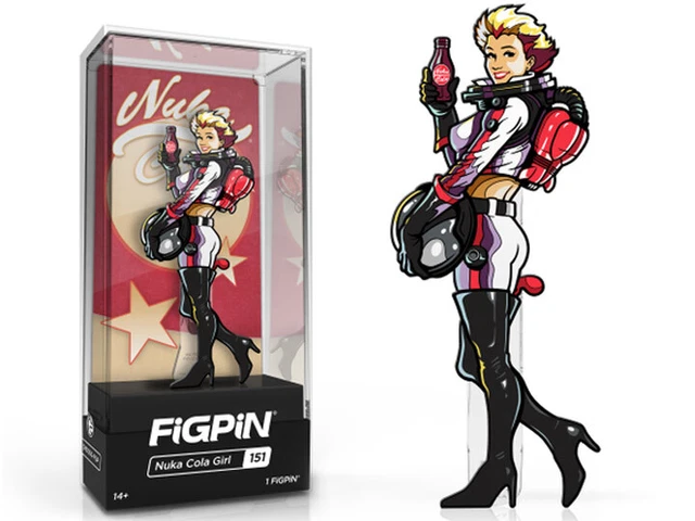 FALLOUT NUKA COLA Girl FiGPiN Enamel Pin Metal Collectible Alloy ...
