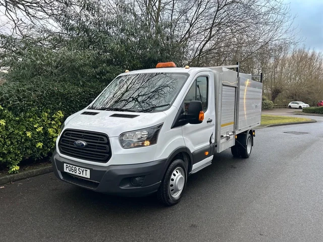 2018 FORD TRANSIT 350 LWB TOOL BOX ARBORIST TIPPER 40k Tipper Diesel ...
