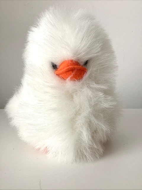 PLUSH SOFT TOY Duck Chick - White and Very Fluffy 16cm £6.95 - PicClick UK