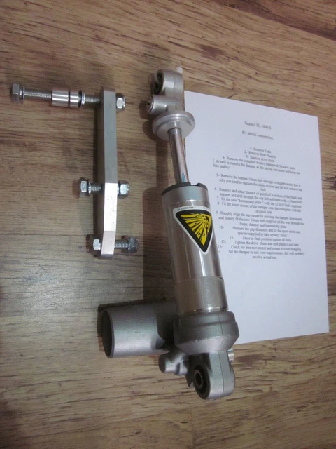 SUZUKI TL1000S REAR conversion rotary damper ( like Ohlins ) R1 shock ...
