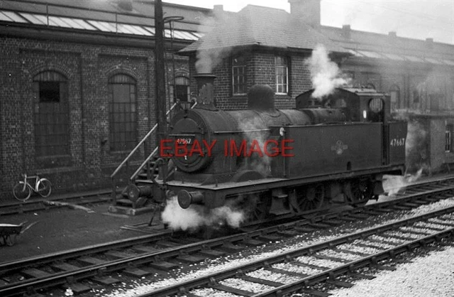 PHOTO LMS 47667 At Kingmoor Loco Shed Carlisle 1965 Nicknamed 'Jinties ...