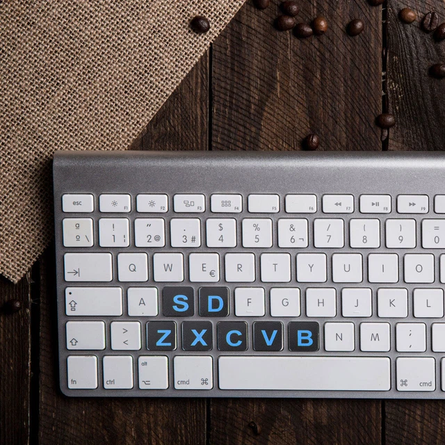 SET OF 5 Computer Keyboard Stickers Language Replace Laptop £16.99 ...