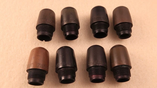 NICE GROUPING OF Vintage Pelikan 100N Fountain Pen Cap Crowns 1 $9.99 ...
