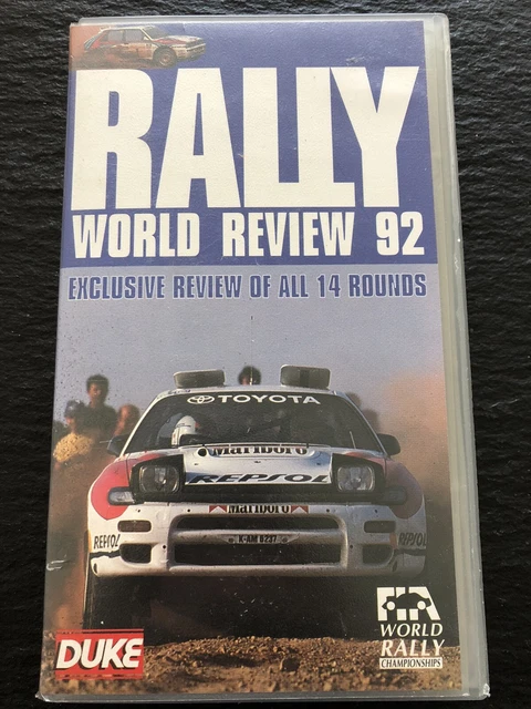 RALLY WORLD REVIEW 1992 VHS “ 14 Rounds” Delta Celica Legacy £19.99 ...