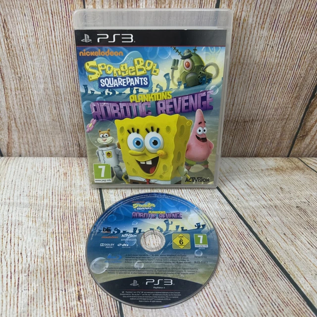 SPONGEBOB SQUAREPANTS: PLANKTONS Robotic Revenge (PS3) Sony PlayStation ...