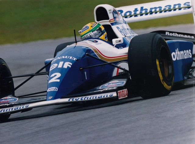 PHOTO PRESSE AYRTON Senna Rothmans Williams Fw16 F1 1994 Période D'essai Originale Icn EUR 21,06 ...